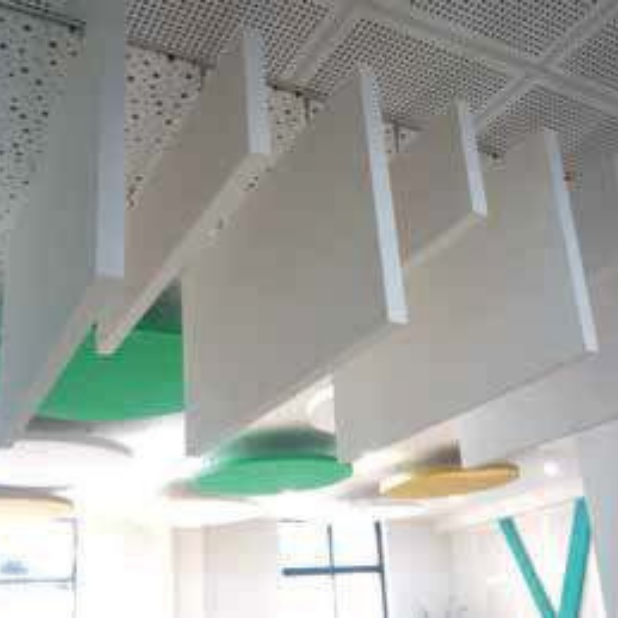 Fiberglass Acoustic Baffles and Clouds – Paracoat Products